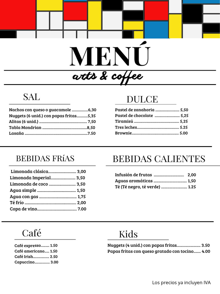 Menú Mondrian - 20240627 - 225942 - 0000 | PDF