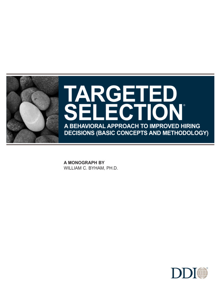 Paper Targeted Selection Ddi | PDF
