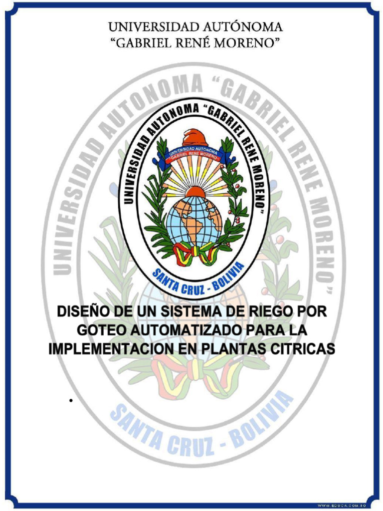 Sistema de Riego Por Goteo Automatizado | PDF