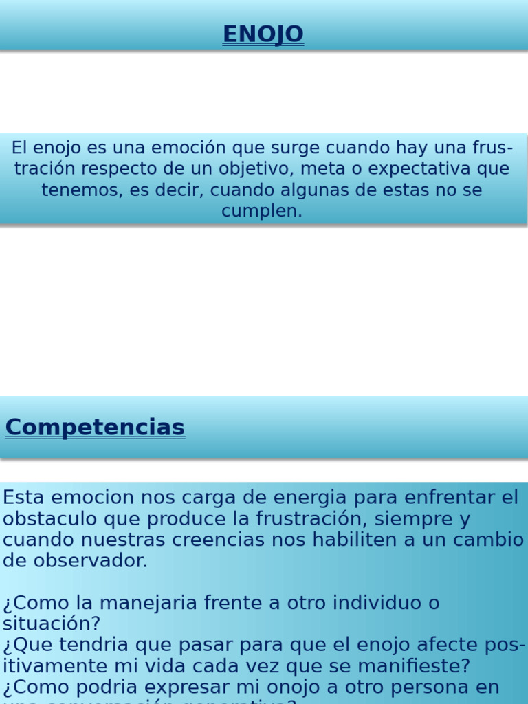 Diapositiva Enojo | PDF