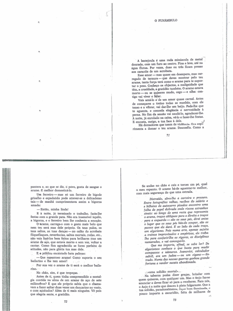 O Funambulo de Jean Genet | PDF