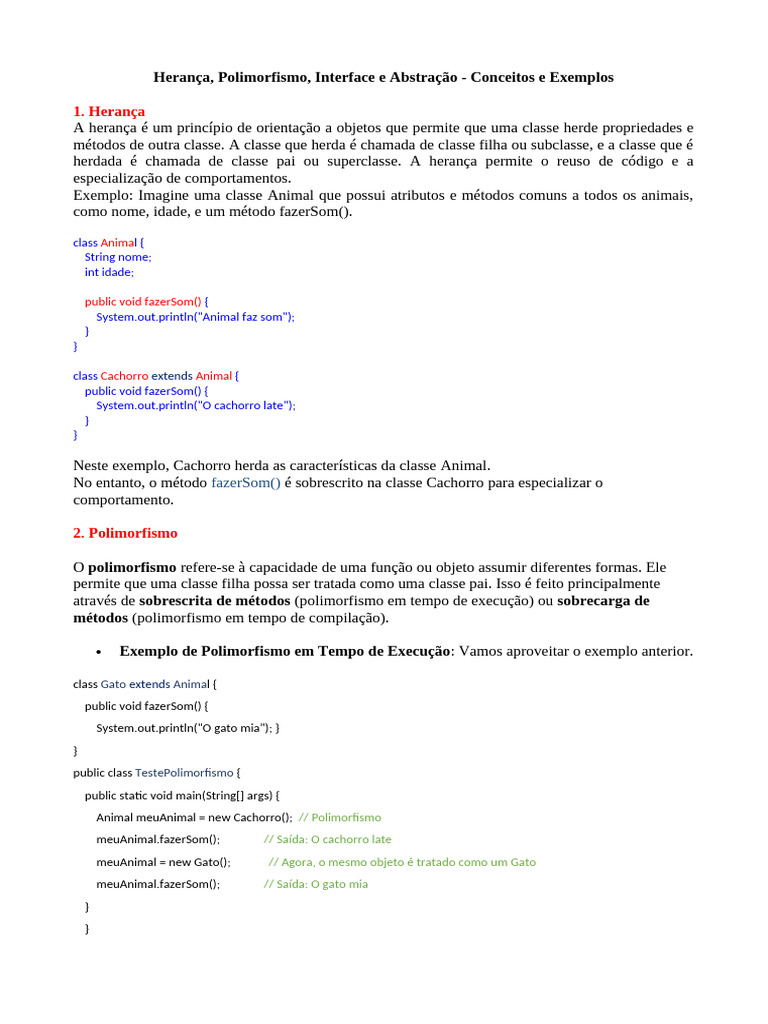 Pilares Da POO | PDF