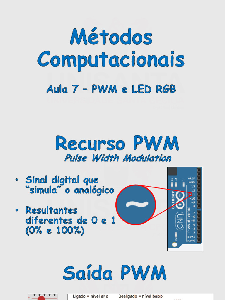 Métodos Aula 07 PWM e RGB Rev02 | PDF