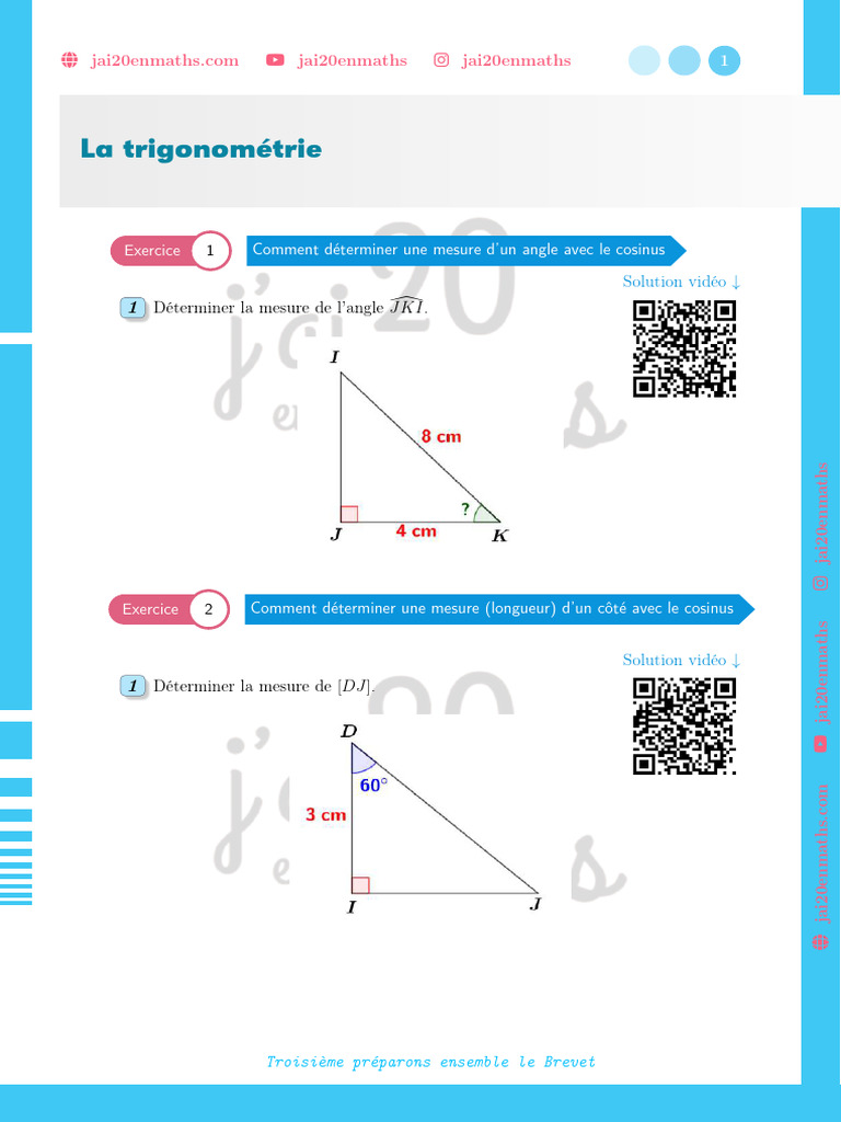 La Trigonometrie | PDF