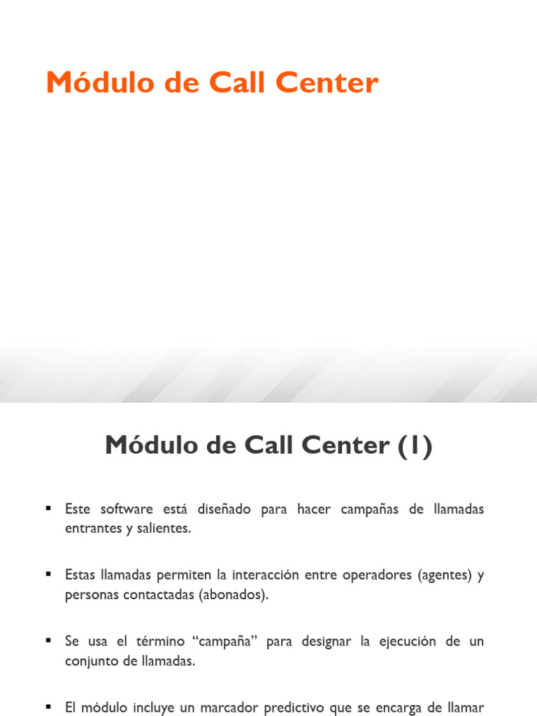 Manual Callcenter | PDF