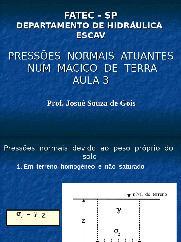 Escav Aula 3 | PDF