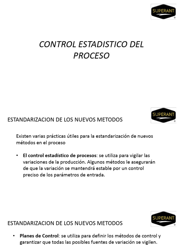 Control Estadistico de Procesos | PDF