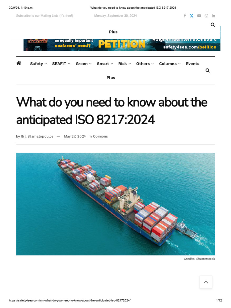 What Do You Need To Know About The Anticipated ISO 8217 - 2024 | PDF