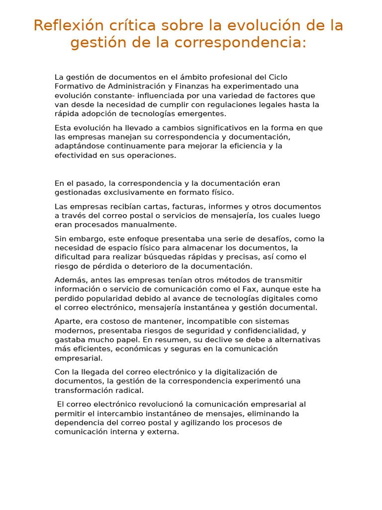 La Gestión de Documentos - Yuli | PDF