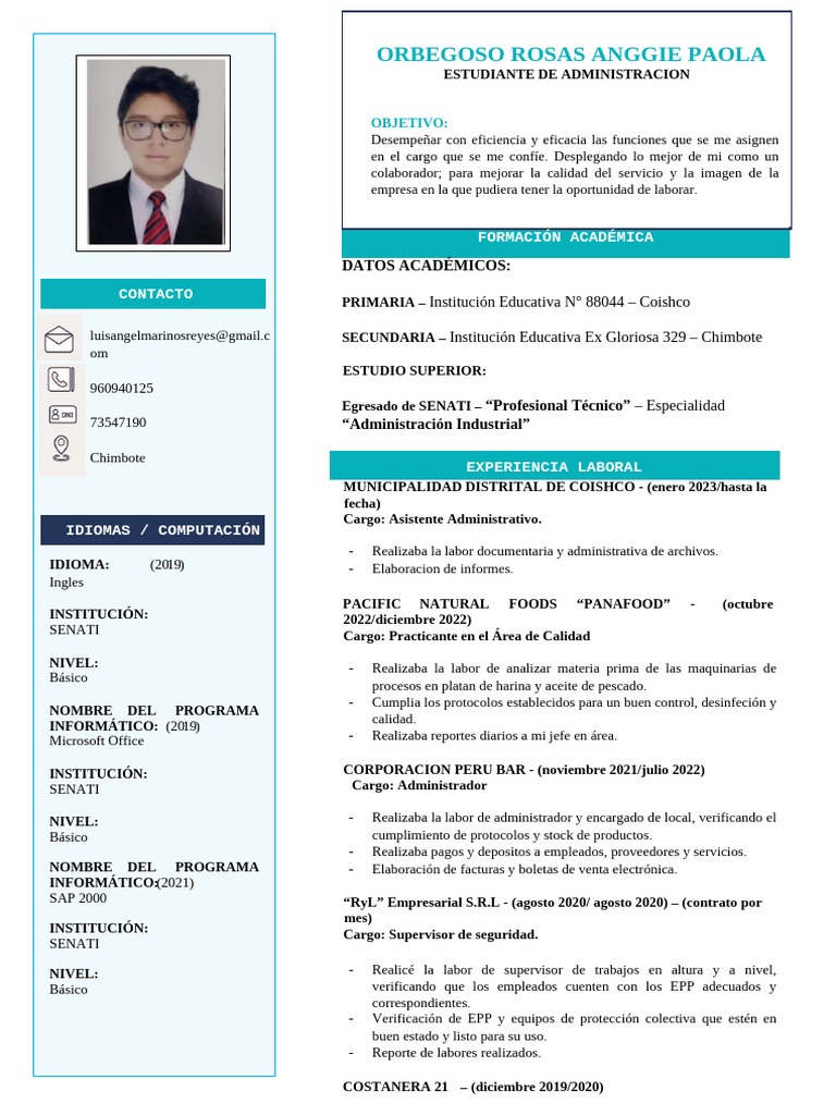 Curriculum Vitae ANGGIE | PDF