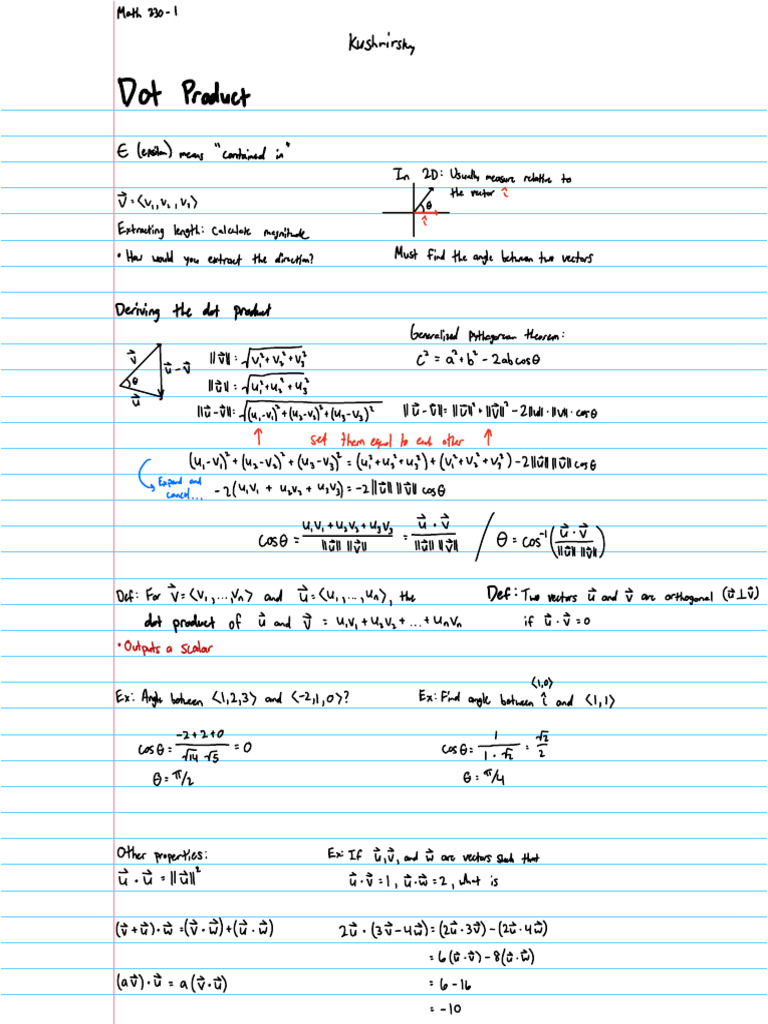 Math 230-1 L03 | PDF