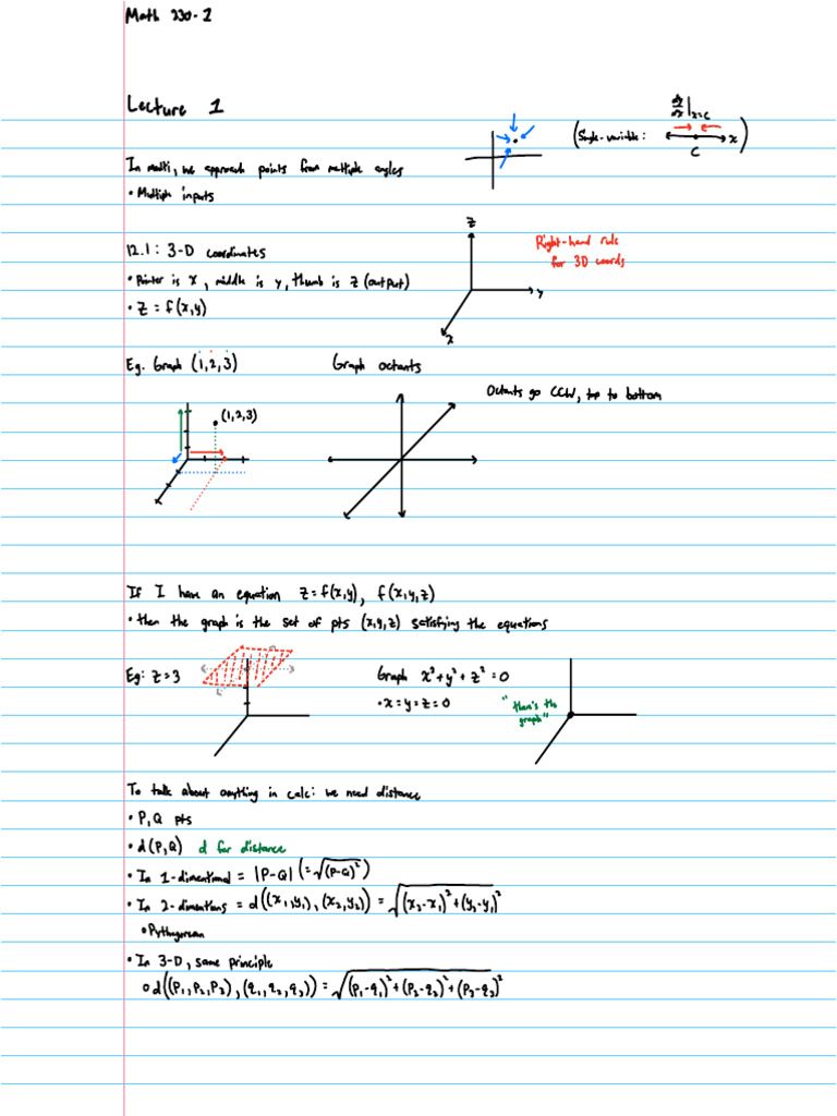 Math 230-1 L01 | PDF