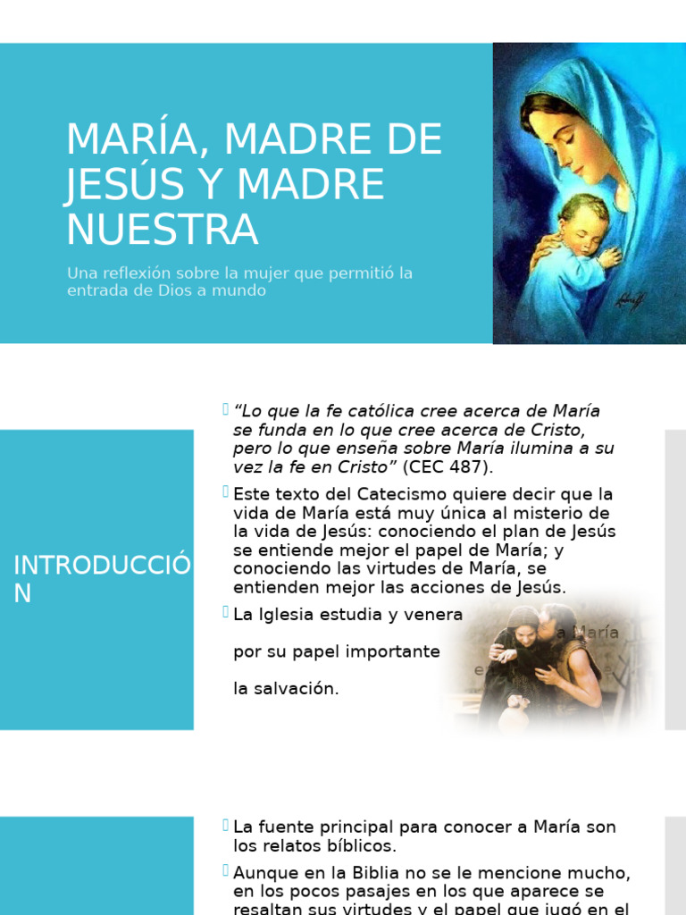 Tema 4 María | PDF | María, madre de Jesús | Cristo (título)
