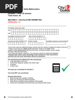 WJEC Eduqas Mathematics Formula Sheet Higher Tier | PDF