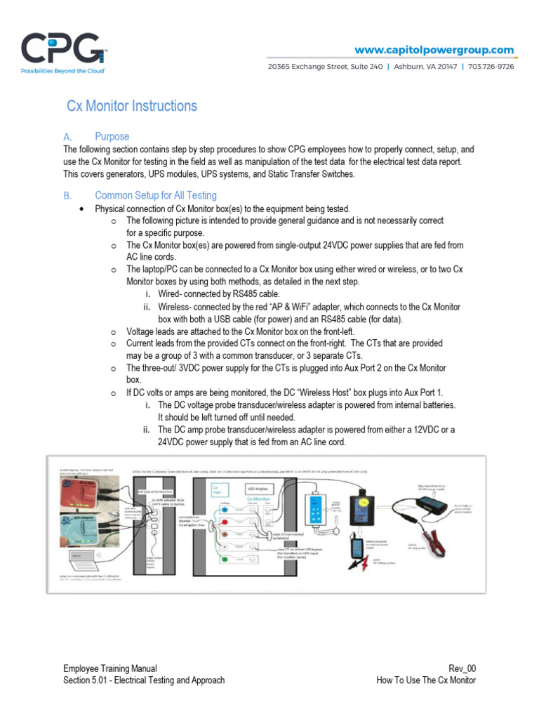 CX Monitor Instructions R00 | PDF