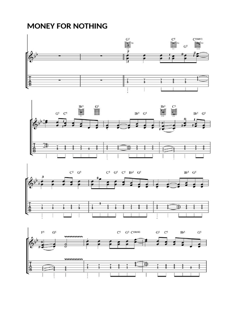 Money For Nothing | PDF