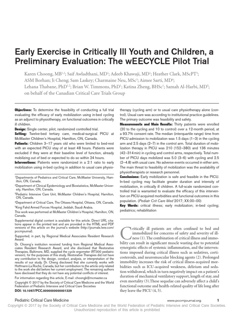 Choong 2017 | PDF | Physical Therapy | Science & Mathematics
