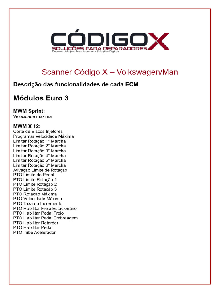 Scanner Código X | PDF