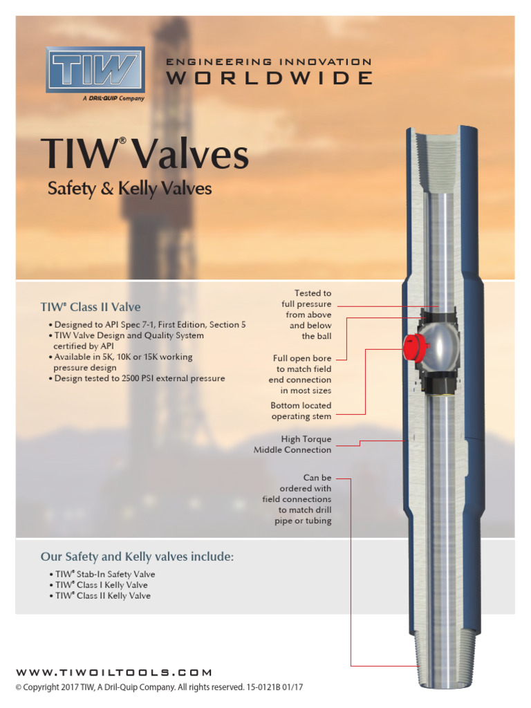 TIW Valve | PDF