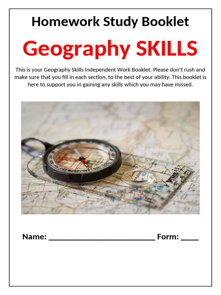 Geography Skills Booklet | PDF