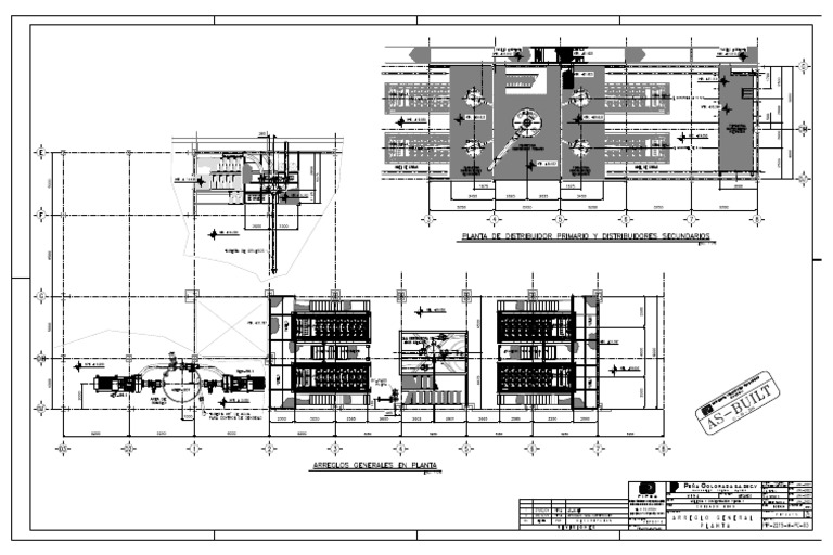 PIP 2215 M PC 03 - 1 As BUILT Arreglo General en Planta | PDF