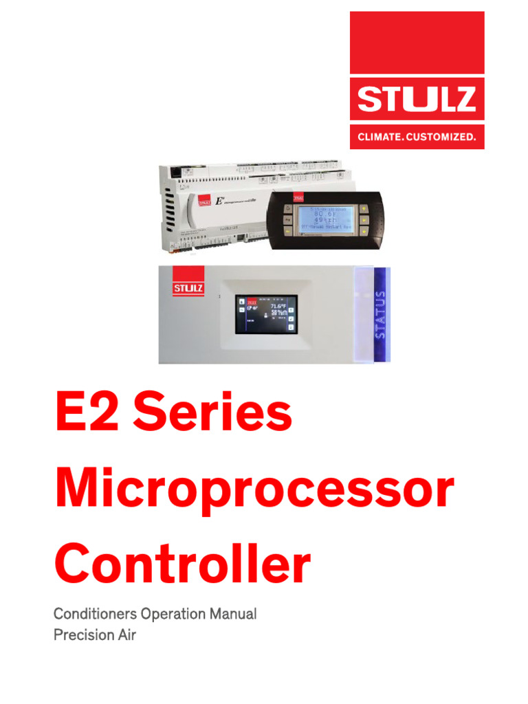 STULZ E2 Controller Operation Manual | PDF