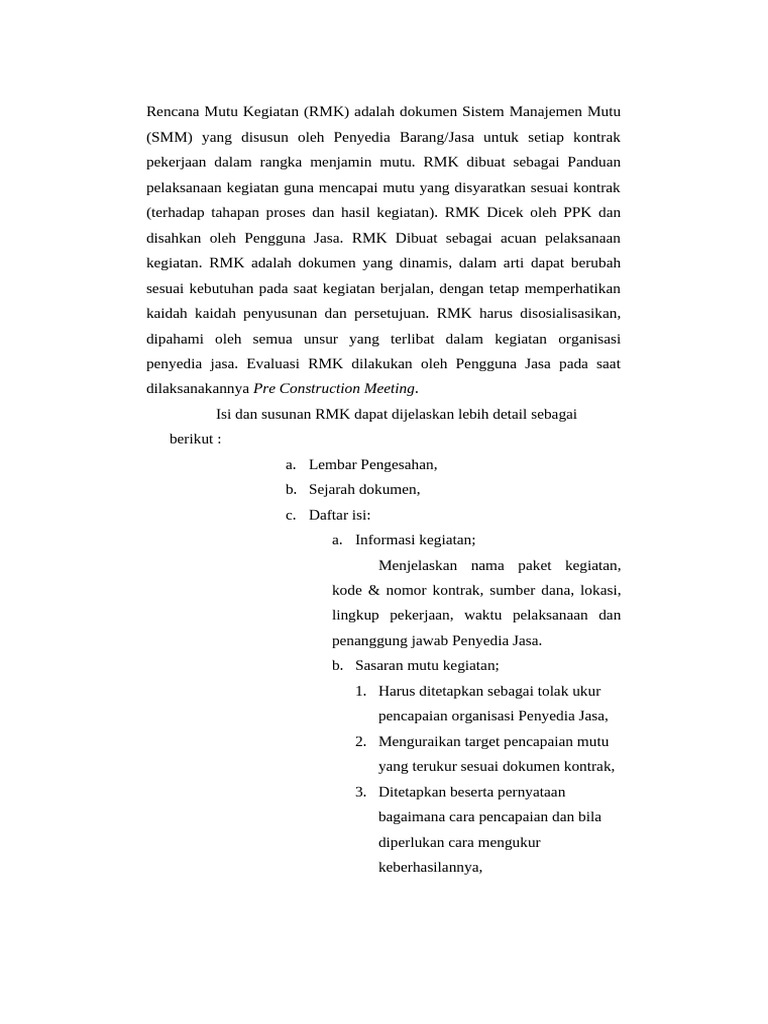 1.1 Isi RMK | PDF