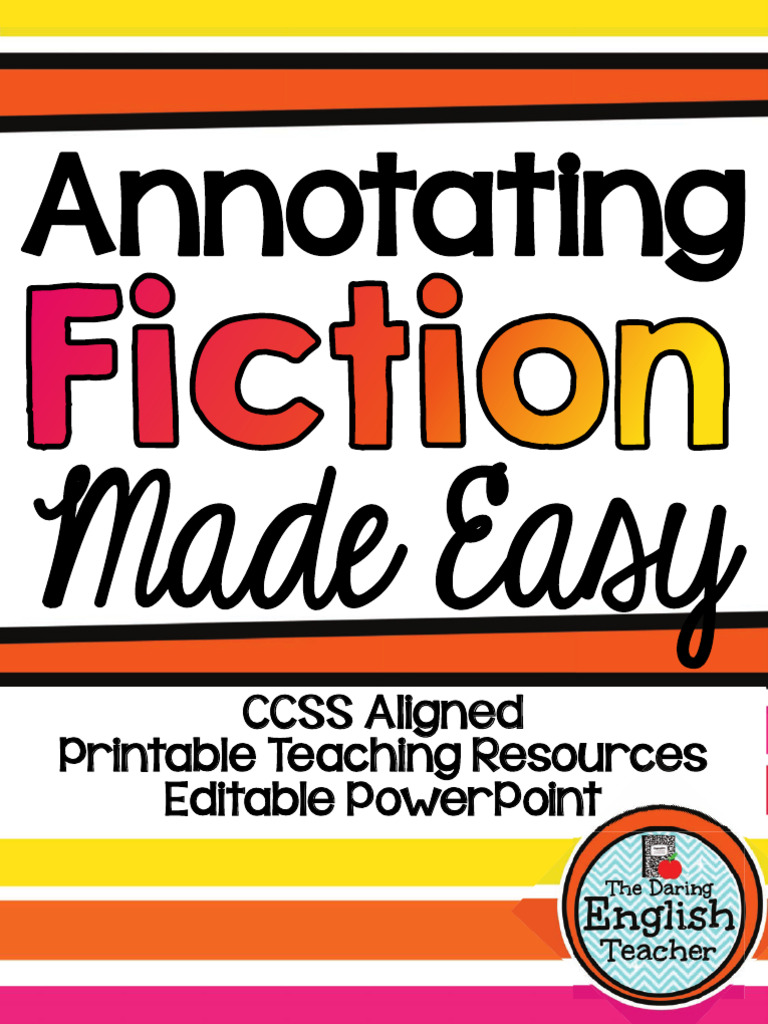 Annotation Guide FICTION | PDF
