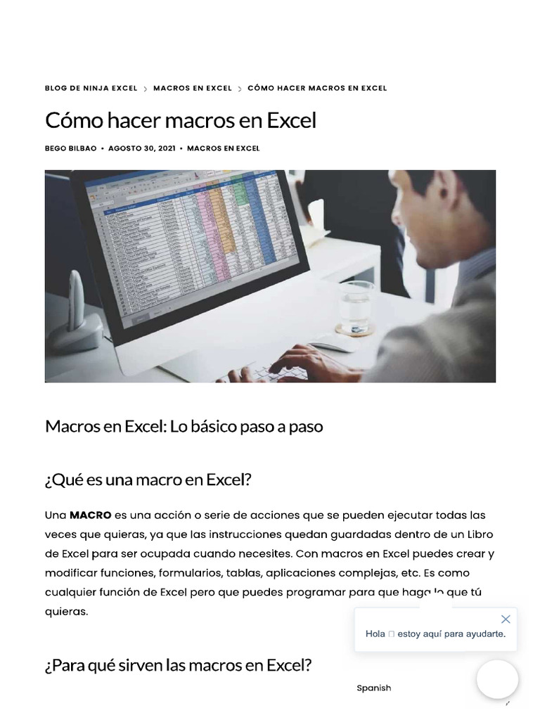 Cómo Hacer Macros en Excel - Ninja Excel | PDF