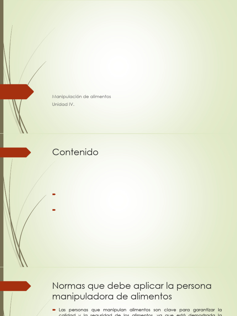 Unidad IV. Normas de Higiene | PDF