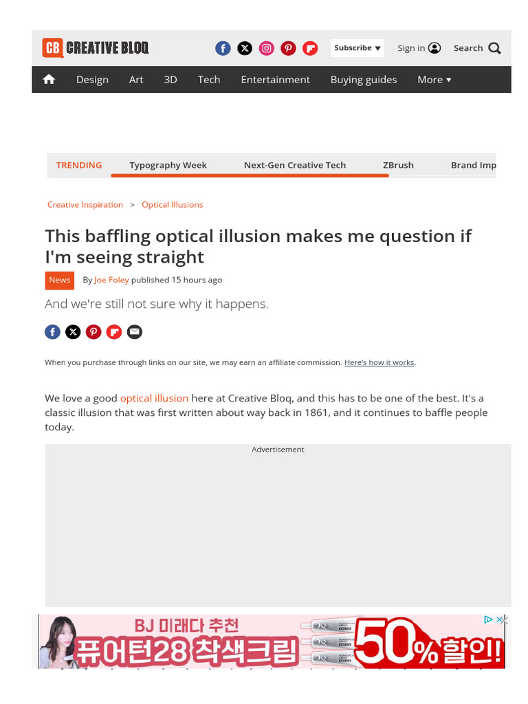 This Baffling Optical Illusion Makes Me Question | PDF