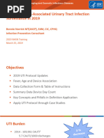 Cauti NHSN 2025 | PDF | Urinary Tract Infection | Diseases And Disorders