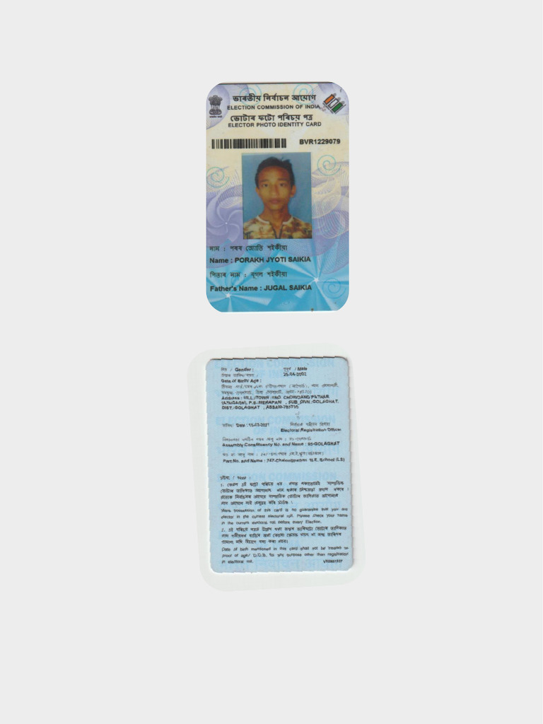 Porakh Voter Card | PDF
