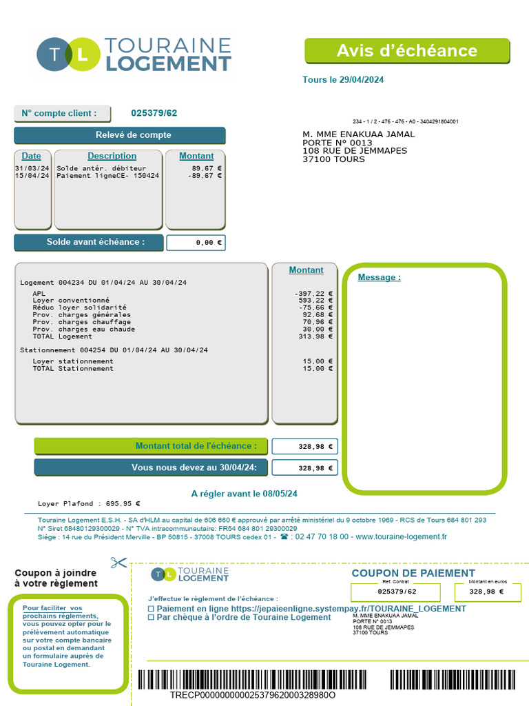 Avis D'échéance | PDF