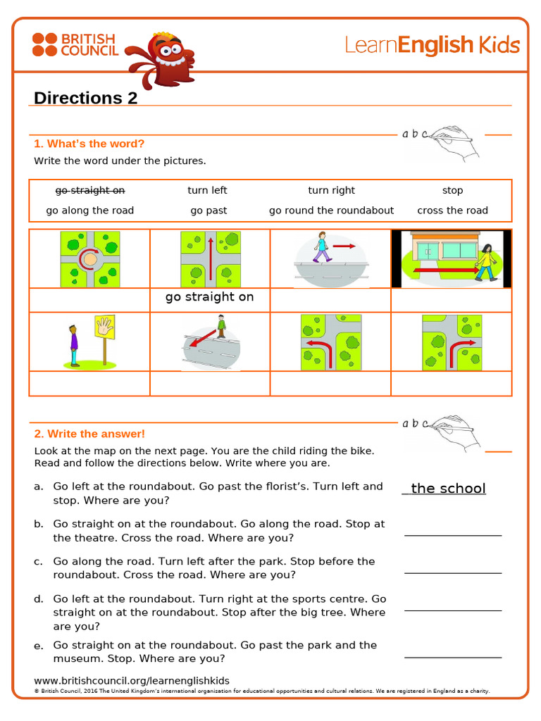 Worksheets Directions 2 | PDF