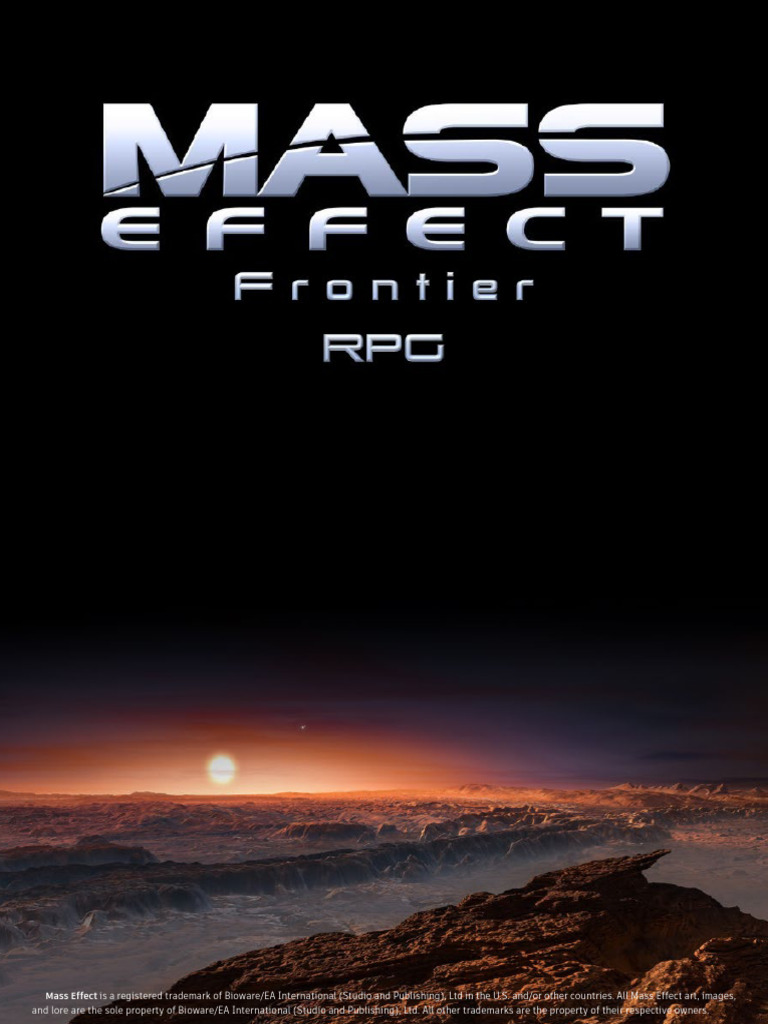 Mass Effect Frontier RPG | PDF