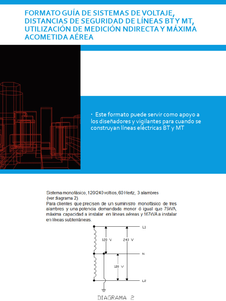 Voltajes Suministrados y Distancias de Seguridad BT y MT | PDF | Voltio | voltaje