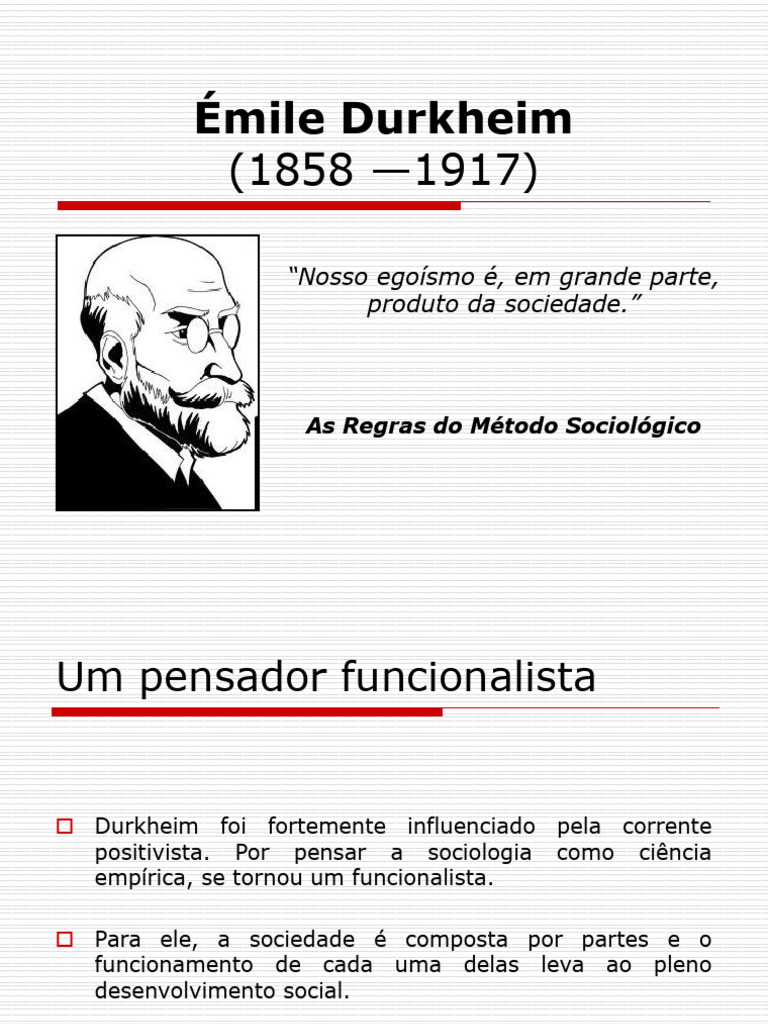 Emile Durkheim | PDF