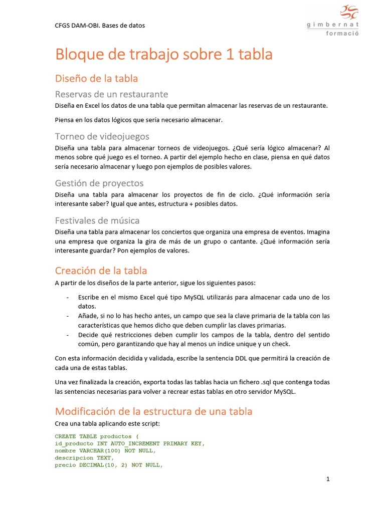 EjerciciosClase Bloque1 | PDF