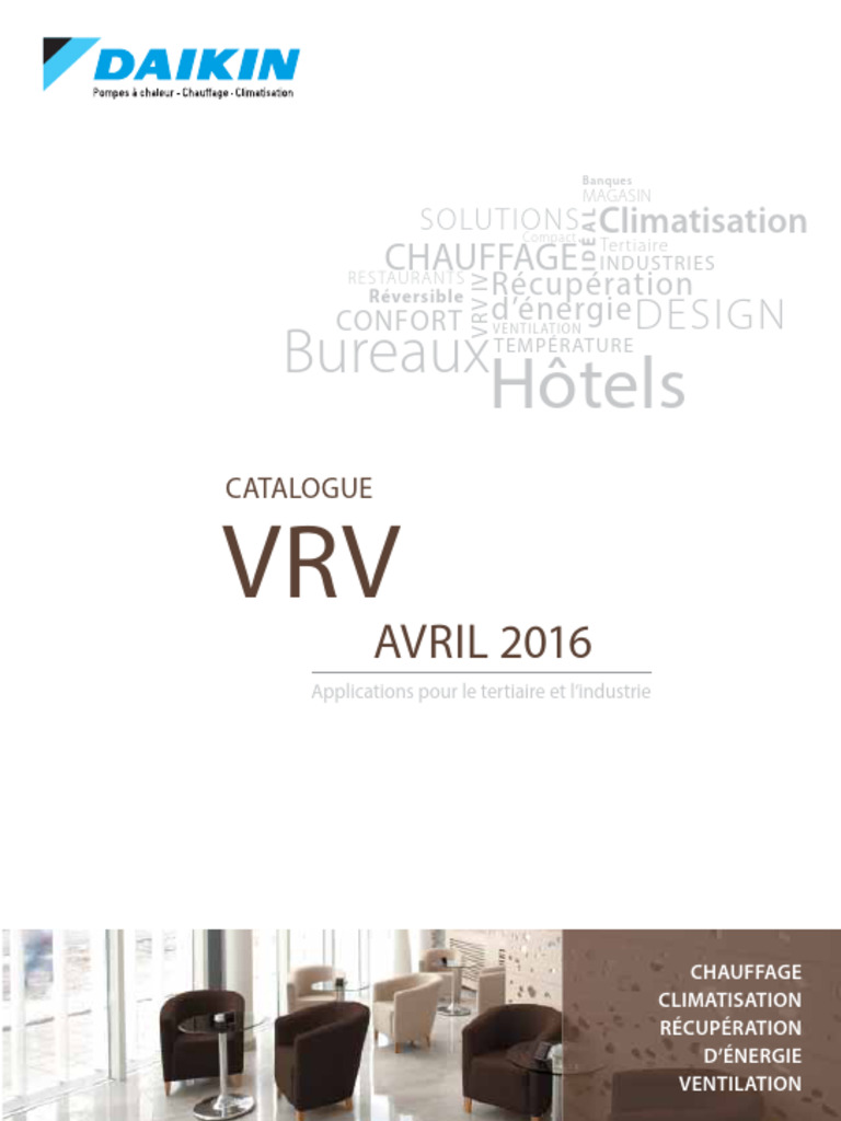 Catalogue VRV 2016 Daikin | PDF