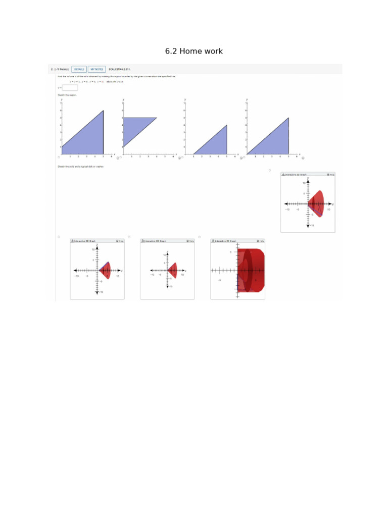 6.2 Homework Animated Problems | PDF