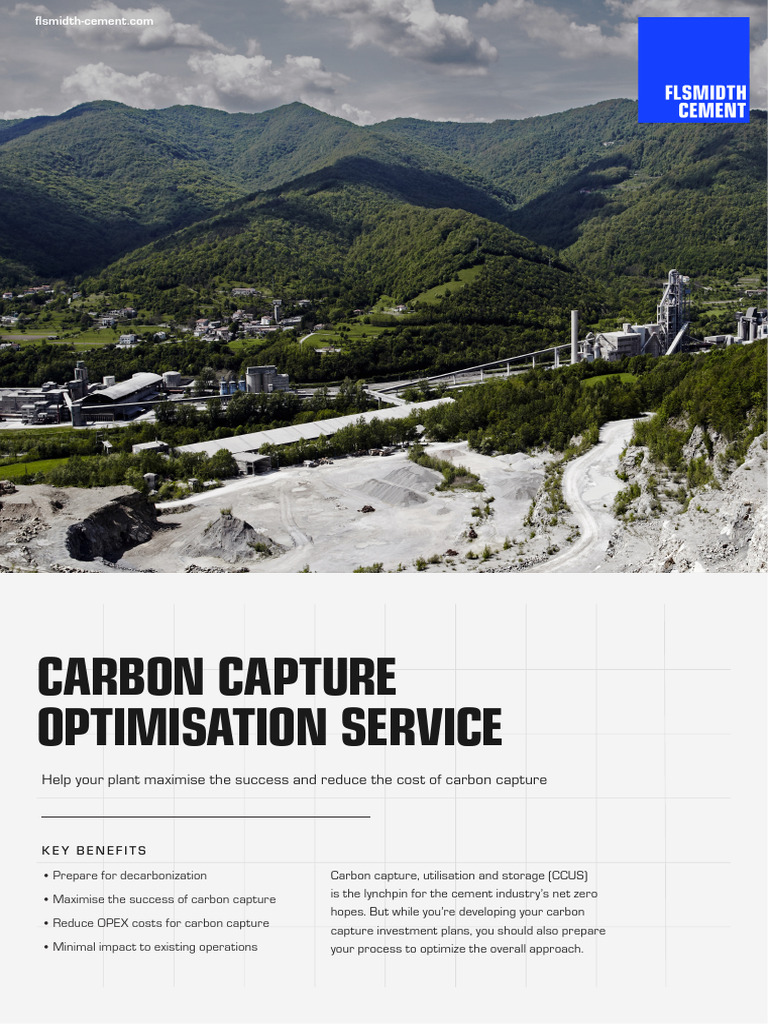 FLSmidth Cement - Carbon Capture Optimisation Service | PDF