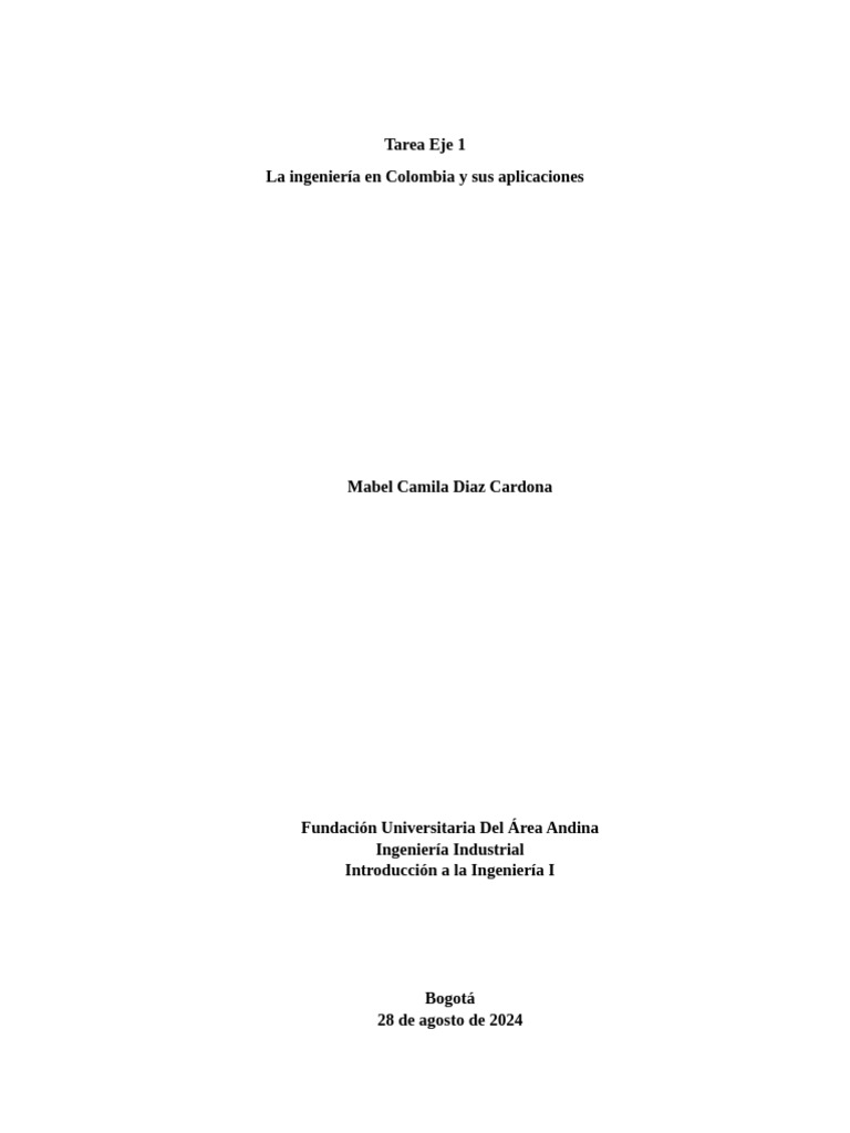 Tarea Eje 1 | PDF