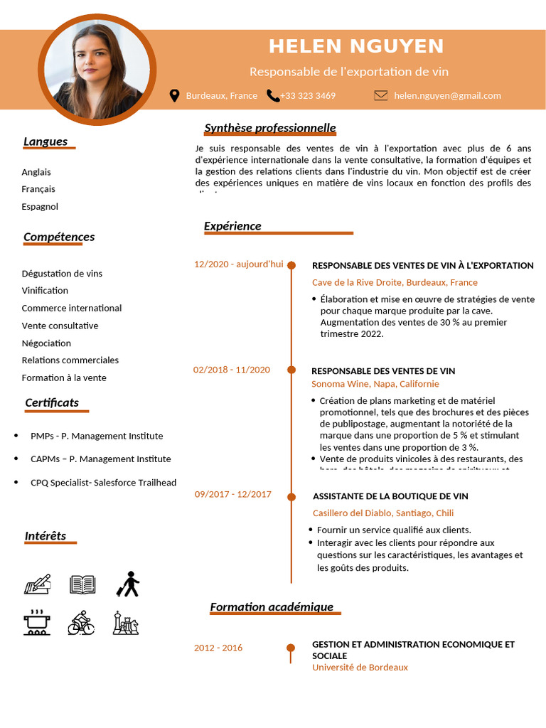 Modele CV Word Gratuit 20 | PDF