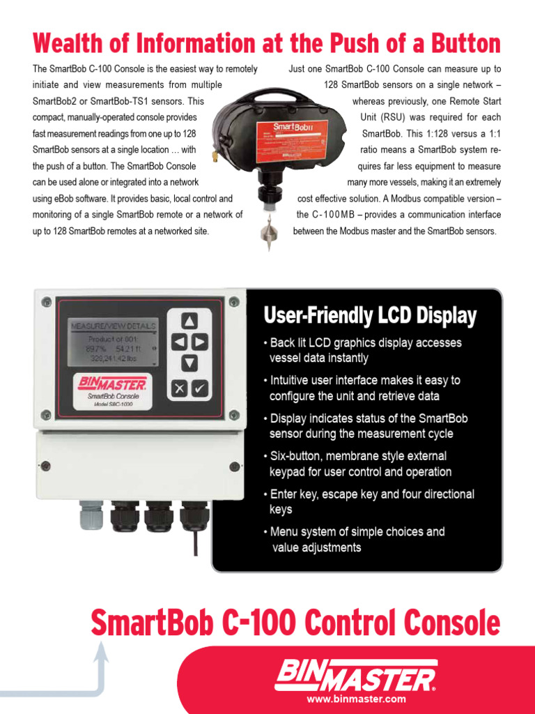 SmartBob C100 Brochure | PDF