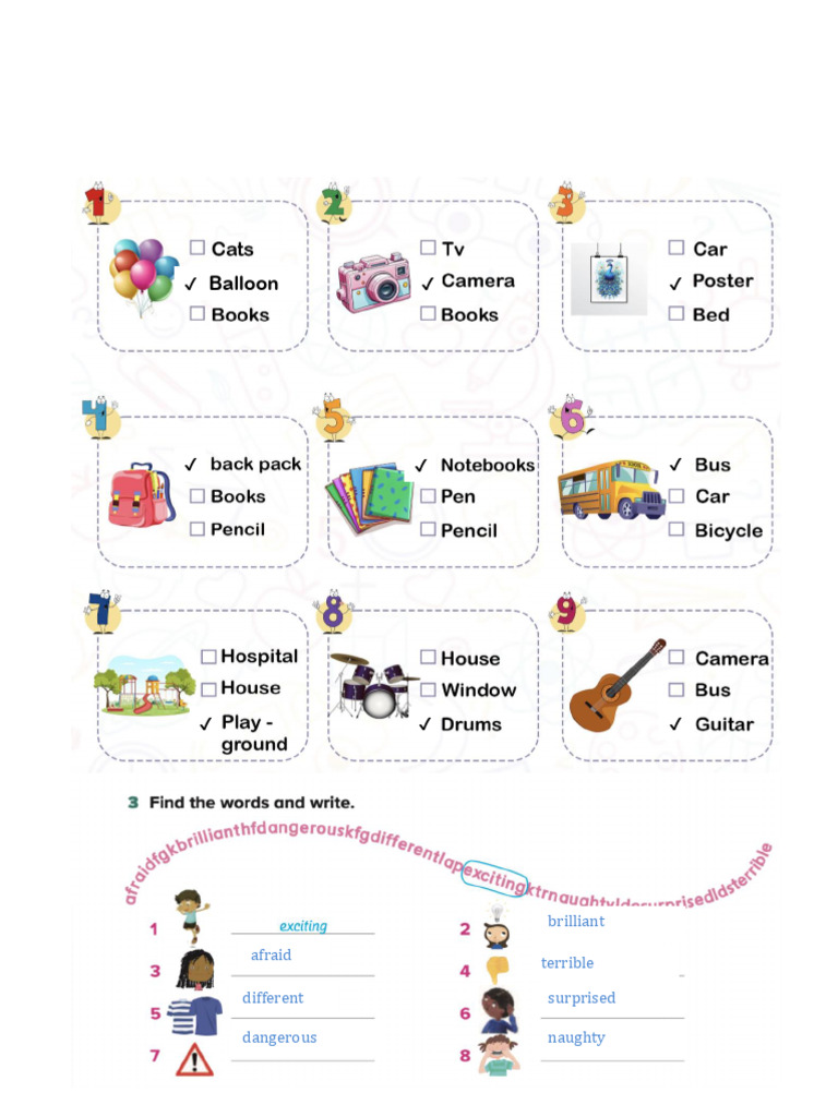 Grade 4 English Worksheet-AK | PDF
