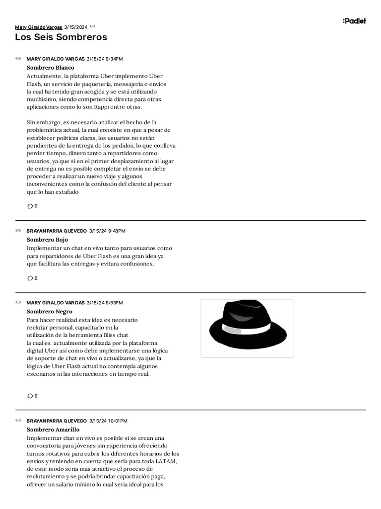 Los Seis Sombreros | PDF