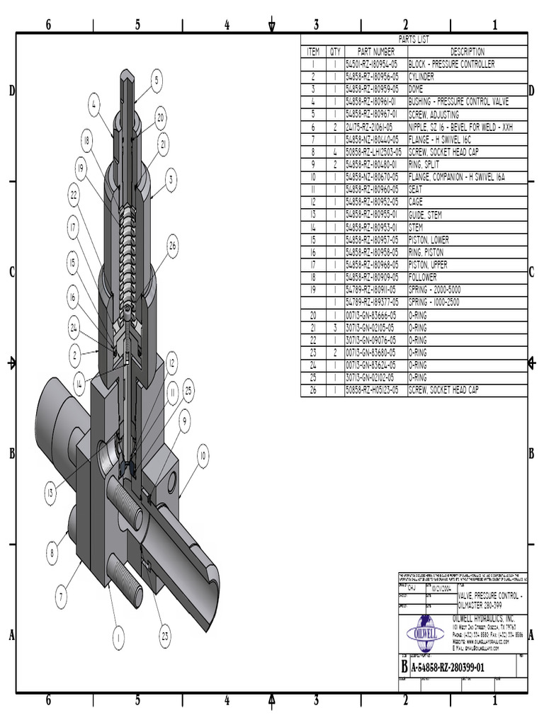 OILMASTER 280 399.pdf Control Valve | PDF