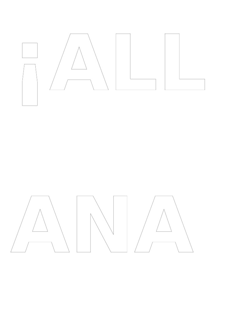 Letras Cap. ¡ALLANAD! | PDF