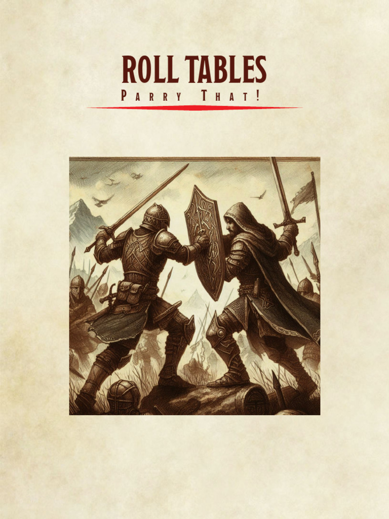 Parry Roll Tables4.0 | PDF